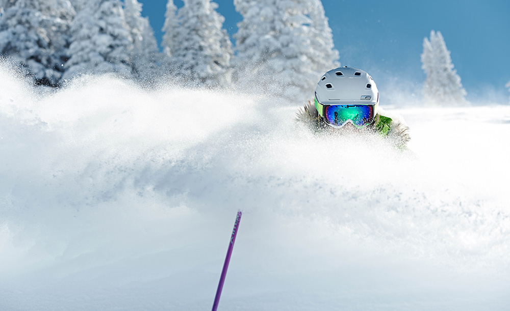 Photos of Brenda Buglione skiing